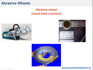 Abrasive Wheels Training Presentation | Seguro