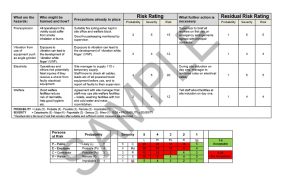 Rebuild of Brick Wall Risk assessment & Method Statement | Seguro