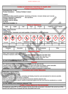 COSHH Risk Assessments Pack | Seguro
