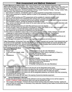 Risk Assessment & Method Statement for Fencing | Seguro
