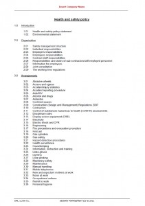 HSG65 Safety Management System | Seguro