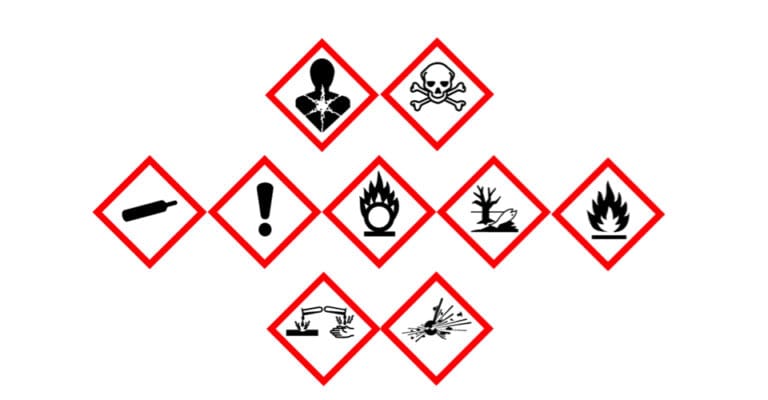 COSHH hazard labeling | COSHH hazard symbols - Seguro H&S
