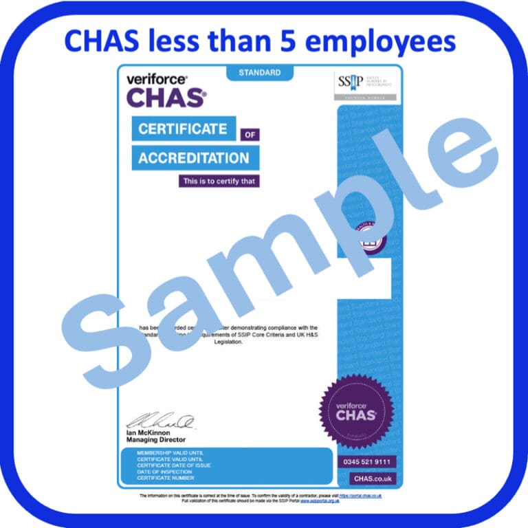 CHAS for small companies 5 or less | Seguro Management