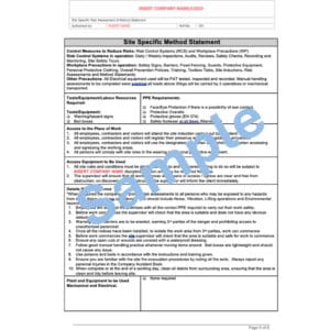 Pest Control Method Statement - Seguro Health and Safety