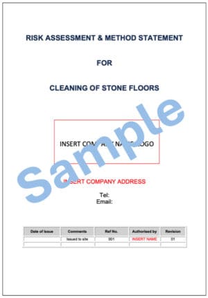 Cleaning Stone Floors Risk Assessment - Seguro Health and Safety