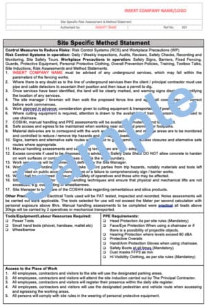 Installation of Courtyard Gates Risk Assessment | Seguro H&S