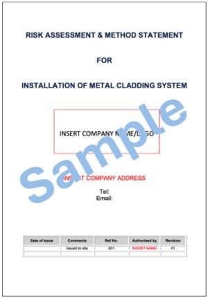 Cladding Installation Risk Assessment - Seguro