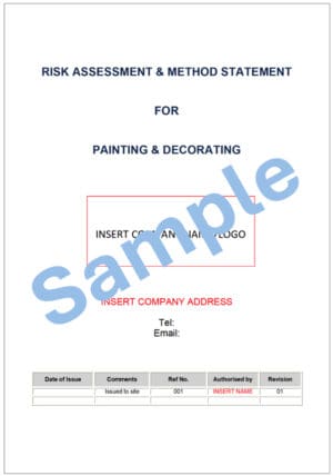 Painting Decorating Risk Assessment Method Statement - Seguro
