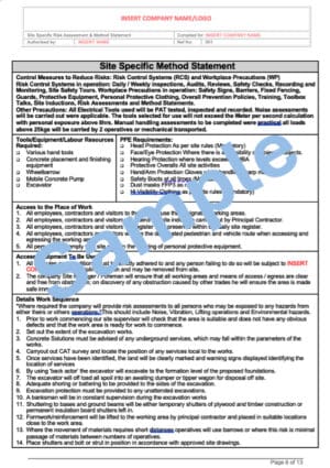 Construction Reinforced Concrete Foundation Risk Assessment