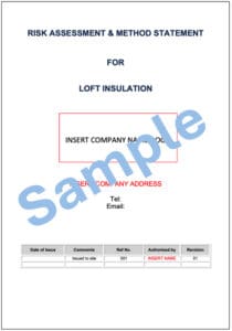 Loft Insulation Risk Assessment method Statement - Seguro H&S