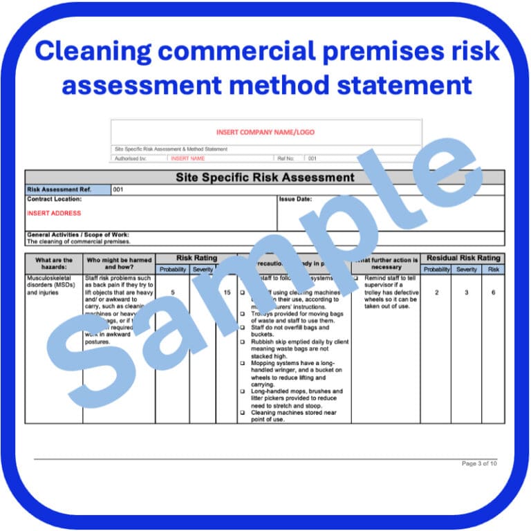 Plastering Risk Assessment Method Statement - Seguro H&S