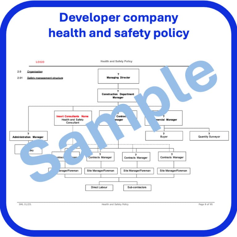 Building Contractor Health Safety Policy - Seguro H&S