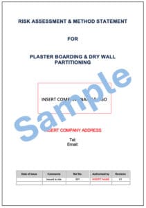 Dry Wall Partitioning Risk Assessment - Seguro H&S