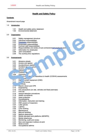 Electrical Contractor Health and Safety Policy - Seguro H&S