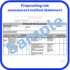 Fireproofing Risk Assessment Method Statement - Seguro H&S