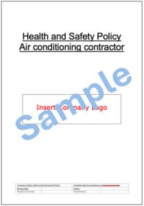 Air Conditioning Contractor Health Safety Policy - Seguro H&S