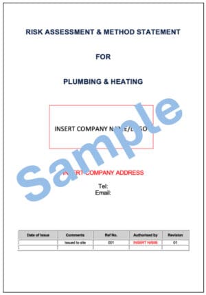 Central Heating Risk Assessment Method Statement - Seguro H&S
