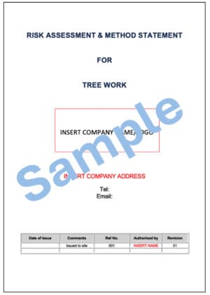 Tree Work Risk Assessment Method Statement - Seguro H&S