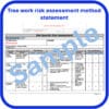 Tree Work Risk Assessment Method Statement - Seguro H&S