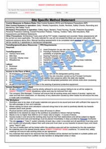 Bricklaying Risk Assessment Method Statement - Seguro H&S